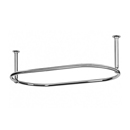 Oval Shower Curtain Rods