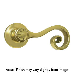 Door Lever - Polished Brass