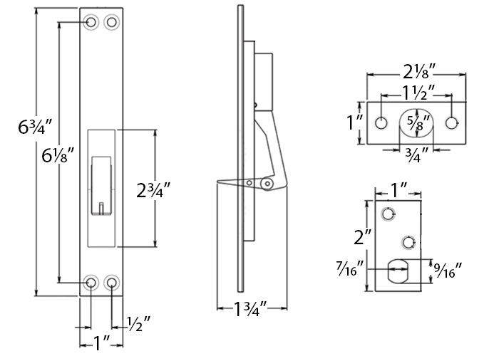 Extension Flush Bolt