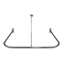 Half Rectangular Shower Rods